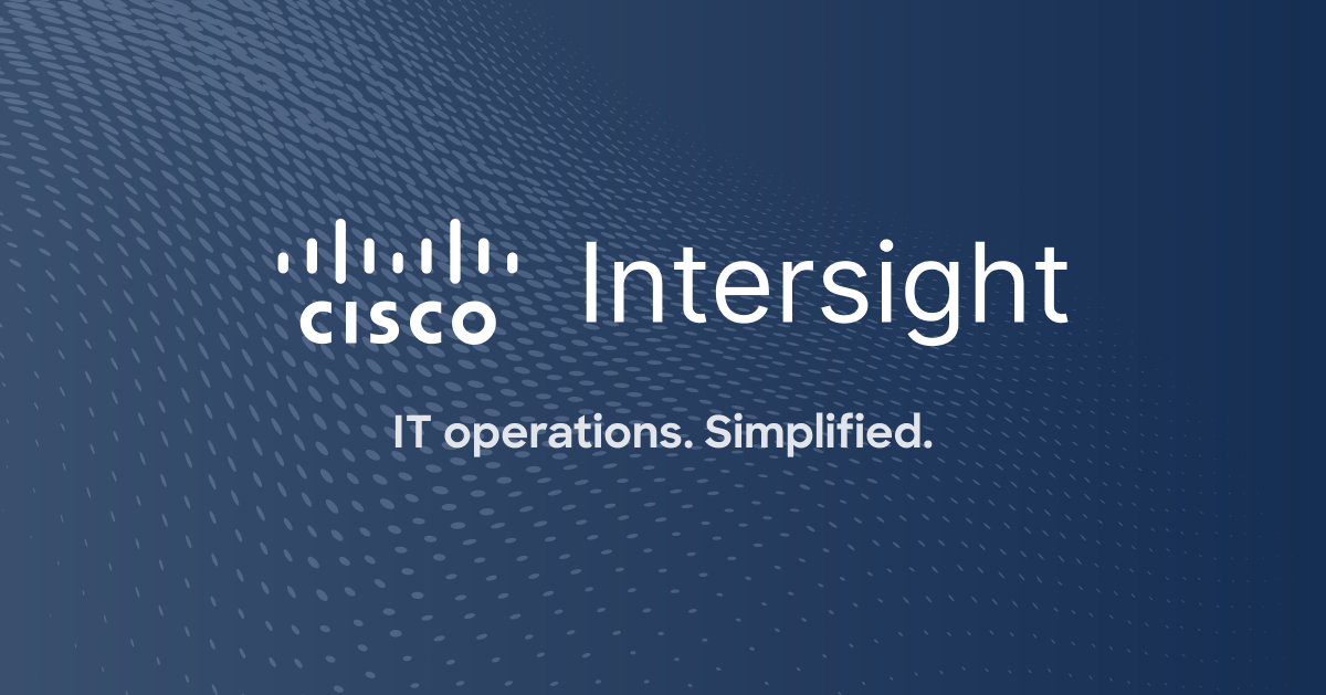 Cisco Intersight Help Center